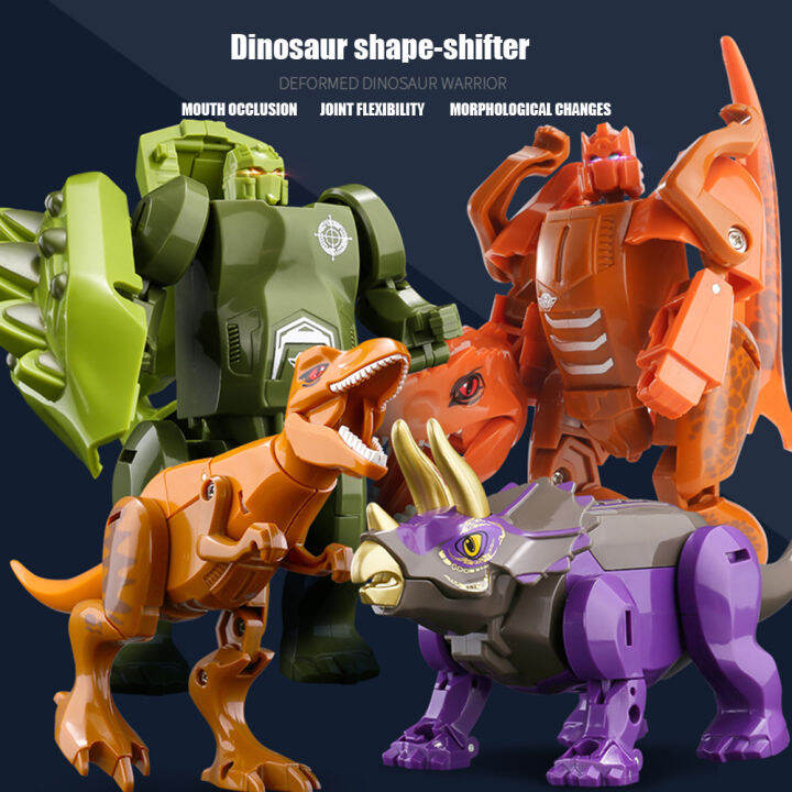 Boy Toy Deformed Dinosaur Tyrannosaurus Rex Triceratops Tyrannosaurus ...