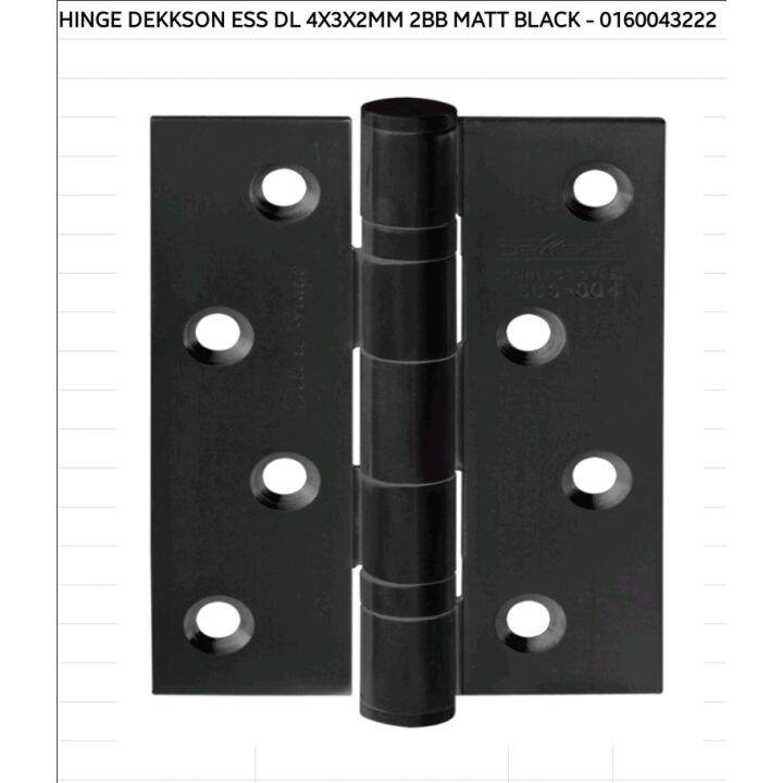 INGE DEKKSON ESS DL 4X3X2MM 2BB MATT BLACK Engsel Dekson Hitam 10 cm ...