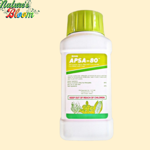 APSA-80 (250mL) ALL PURPOSE SPRAY ADJUVANT CONCENTRATE FOR CROPS AND ...