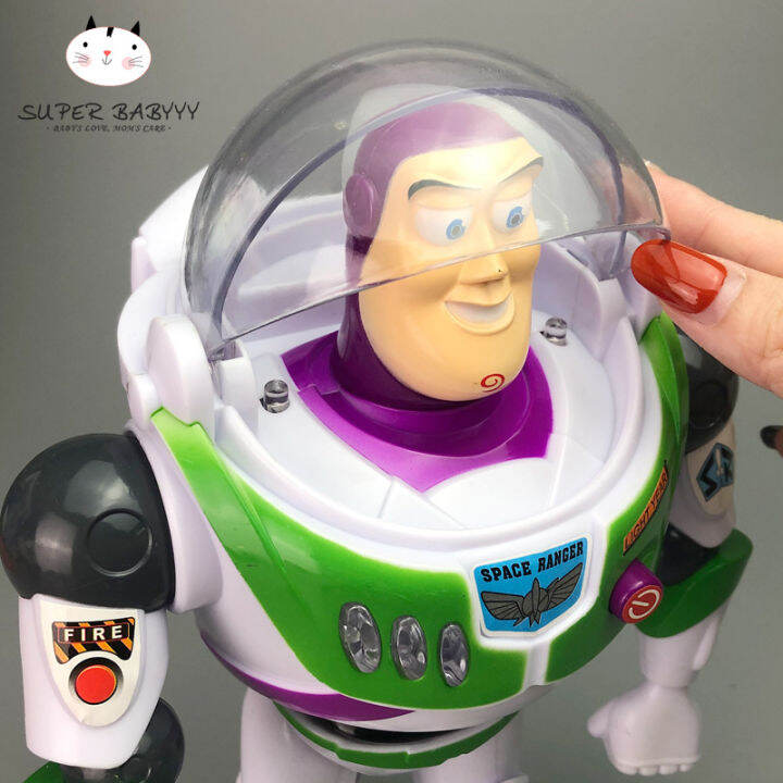 Buzz Lightyear Action Figure Interactives Talking Posable Movie ...