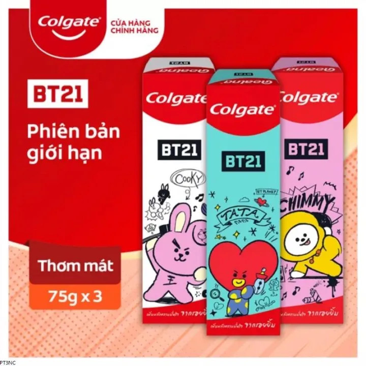 ONHAND COLGATE X BT21 TOOTHPASTE AND TOTEBAG | Lazada PH