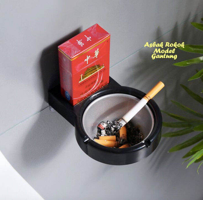 bakal laku - Asbak Rokok Dengan Wadah Stainless / Asbak Rokok Model ...