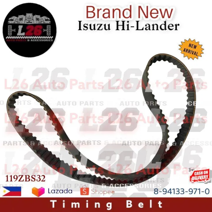 Isuzu Hi-Lander Timing Belt 8-94133-971-0 119ZBS32 | Lazada PH