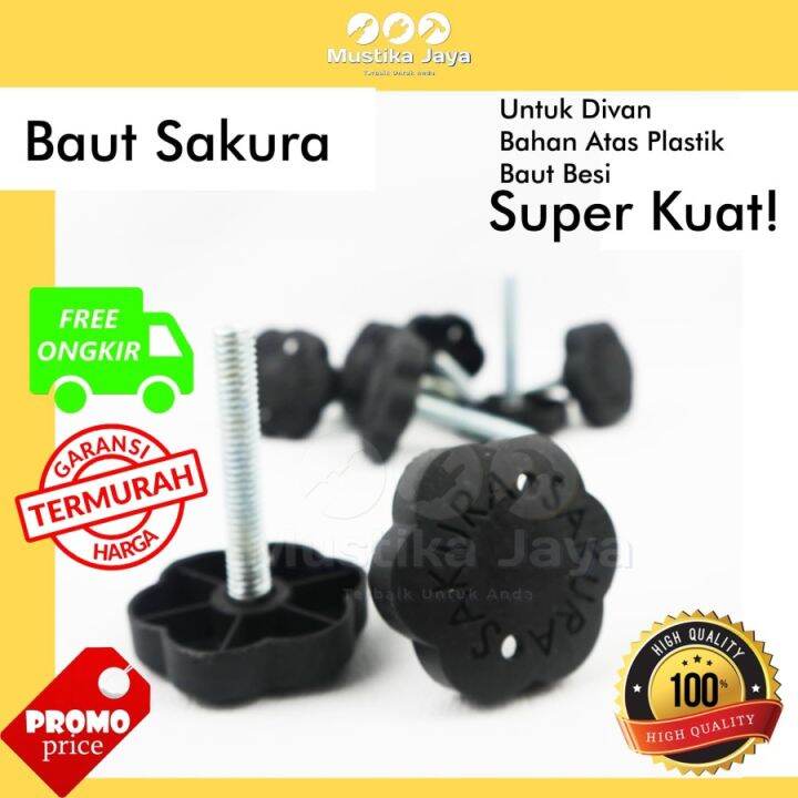 Baut Sakura Baut Divan Dipan Spring Bed Aksesoris Divan | Lazada Indonesia