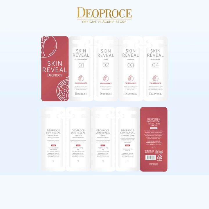DEOPROCE Skin Reveal Travel Kit 1g x 4ea | Lazada PH