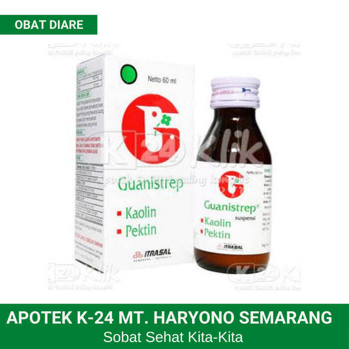 Guanistrep Suspensi Sirup 60 ML - Obat Diare Anak | Lazada Indonesia