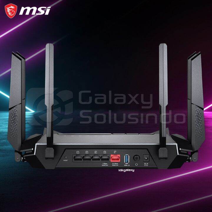 MSI RadiX AX6600 WiFi 6 Tri-Band Gaming Router | Lazada Indonesia
