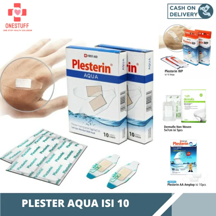 Onemed Plester Plesterin Aqua Penutup Luka Anti Kedap Air | Lazada ...