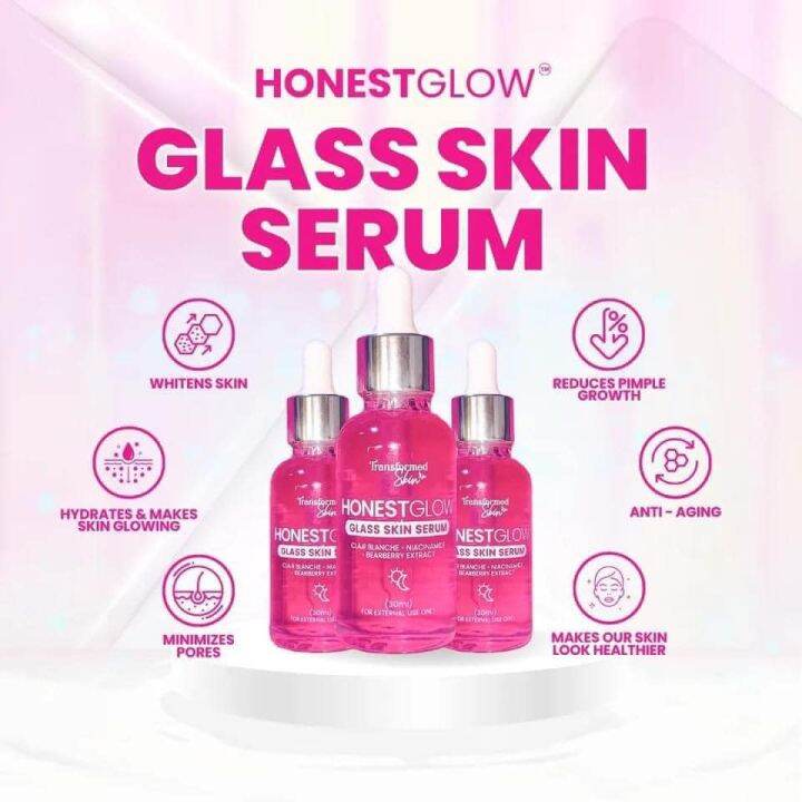 HONEST GLOW GLASS SKIN SERUM WITH SOAP | Lazada PH