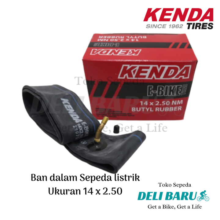 Kenda Ban dalam 14 x 2.50 pentil bengkok sepeda listrik | Lazada Indonesia