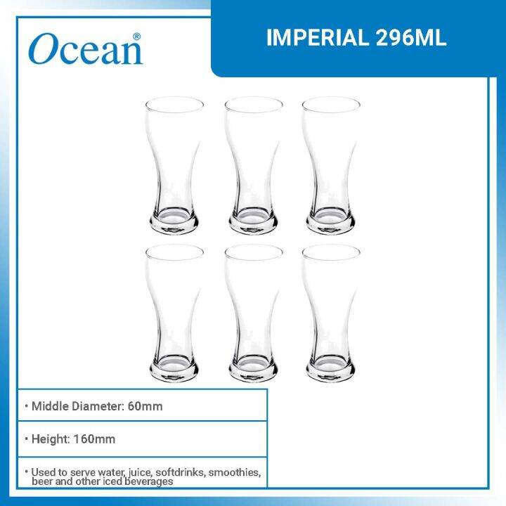 Ocean Glassware Imperial Drink Tumbler 285ml Set of 6 | Lazada PH