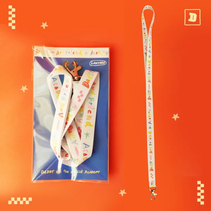 Daddy & Friend Lanyard สายคล้องบัตร สายคล้องคอ สีขาว สุดน่ารัก | Lazada ...