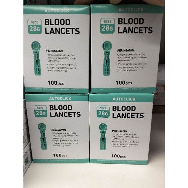 Blood Lancet Onemed isi 100 pcs universal lancet cocok untuk semua ...