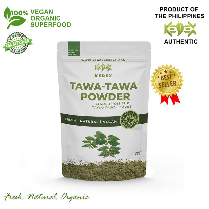 100% Natural Pure Tawa-tawa Tawa tawa Plant Leaves Powder Tea Herbal ...