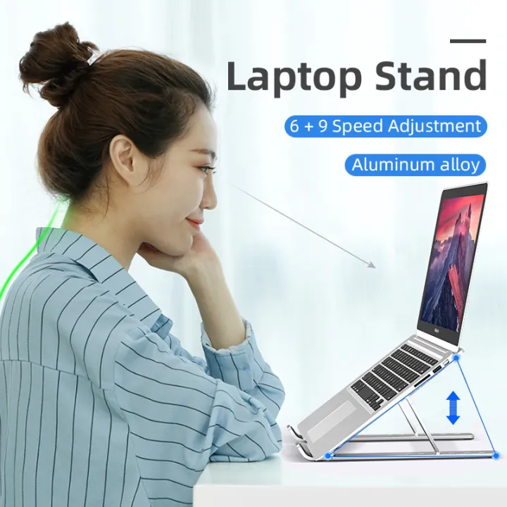 Laptop Stand Portable Computer Laptop Mount Plastic Laptop Riser with 6 ...