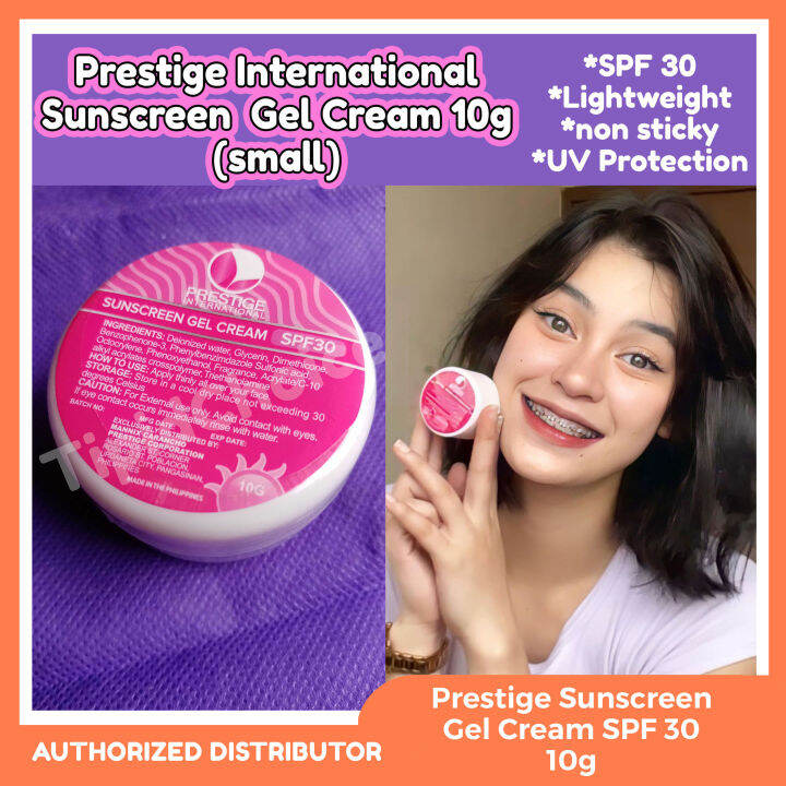 ORIGINAL PRESTIGE SUNSCREEN GEL CREAM 10g [BEST SELLER] AUTHORIZED ...