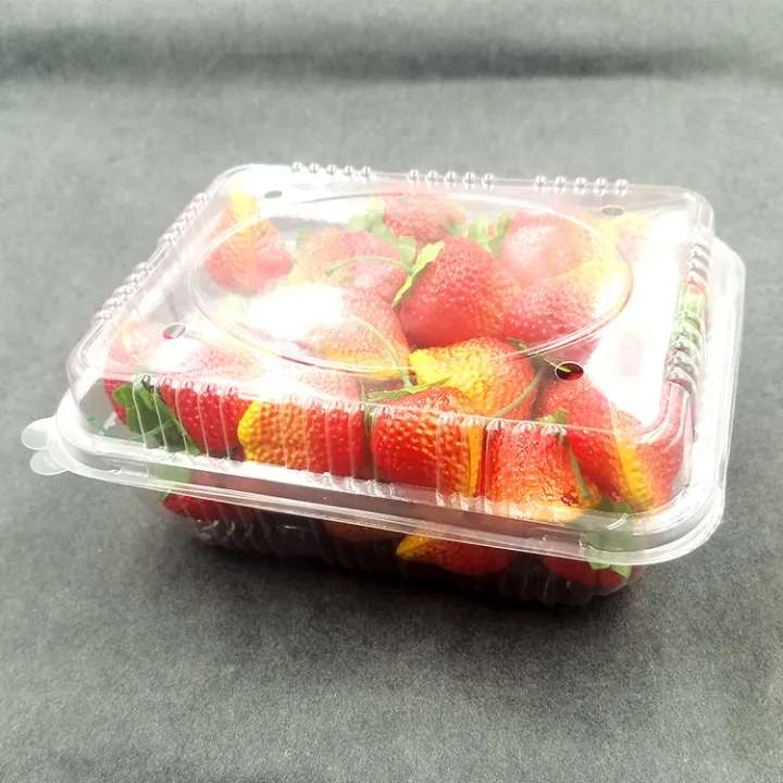 2 kg strawberry box disposable fruit box packing box plastic ...