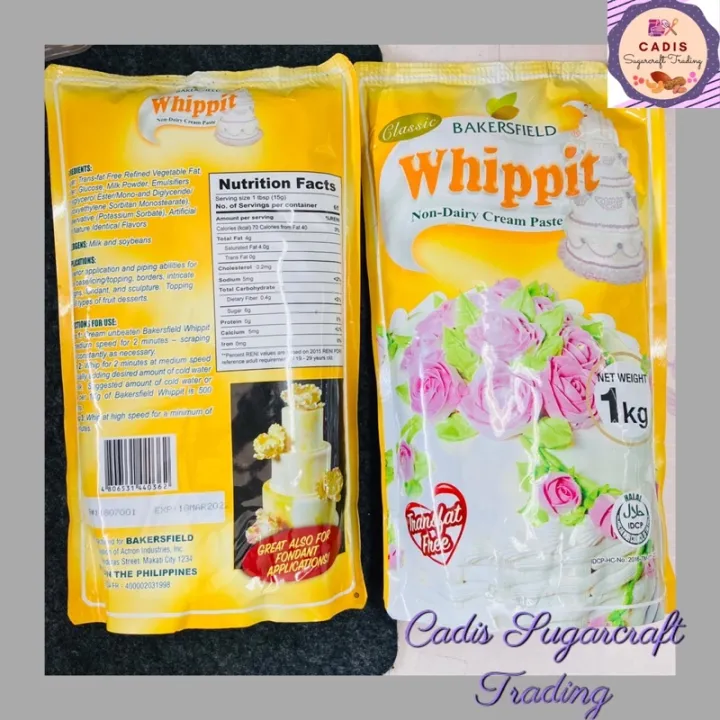 【Hot Stock】 BAKERSFIELD WHIPPIT Paste 1kg | EXPIRY DATE SEP 24 2022 ...