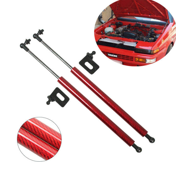 Hood Dampers for Toyota AE86 1983-1987 Modify Front Bonnet Carbon Fiber ...