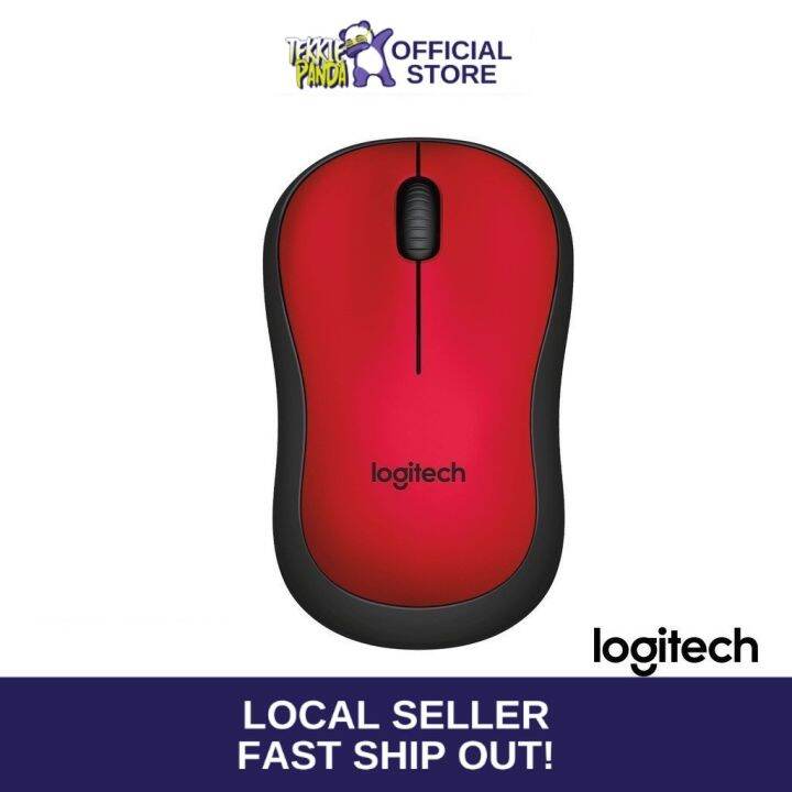 Logitech M221 Wireless Silent Mouse Red | Lazada PH