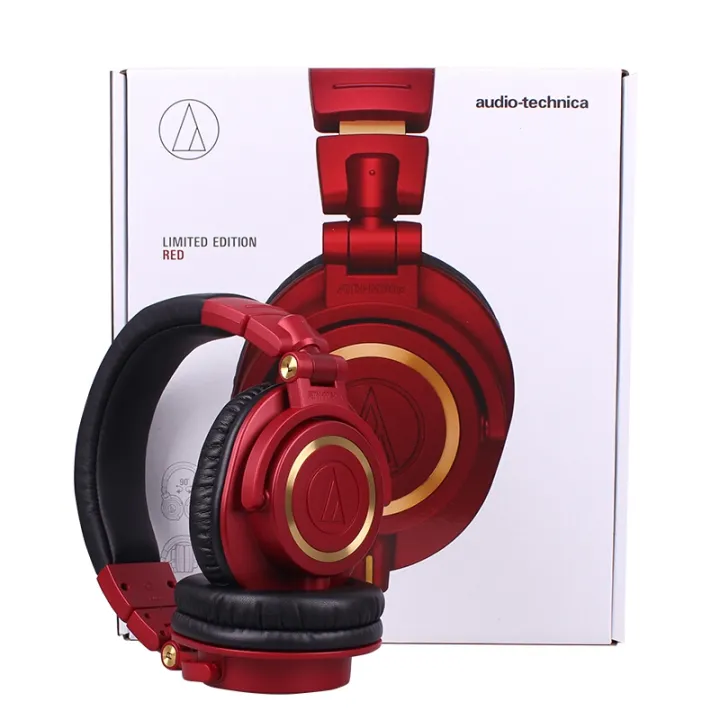 Original Audio Technica Iron Triangle ATH M50x RD Head mounted Monitor ...