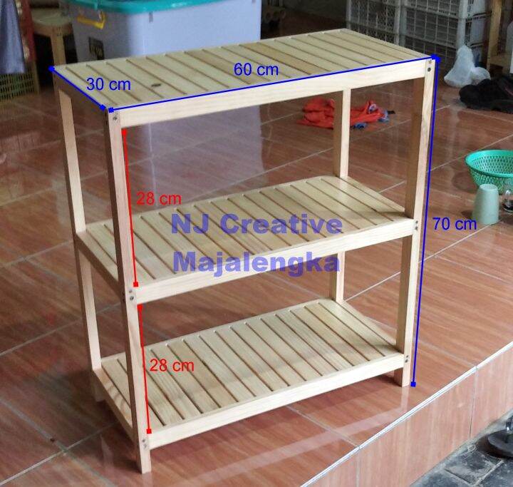 NJ 3-637 Rak Meja Minimalis Serbaguna Ruang Tamu Dapur | Lazada Indonesia