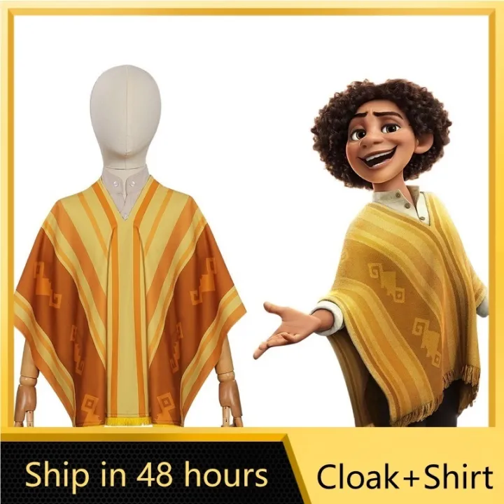 MUGE Disney Encanto Camilo Cosplay Costume Set for Kids Adult Magic ...