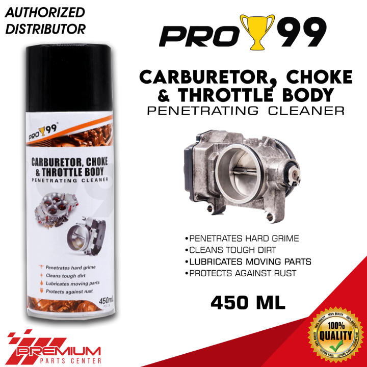 PRO 99 Carburetor, Choke and Throttle Body Penetrating Cleaner 450ml ...