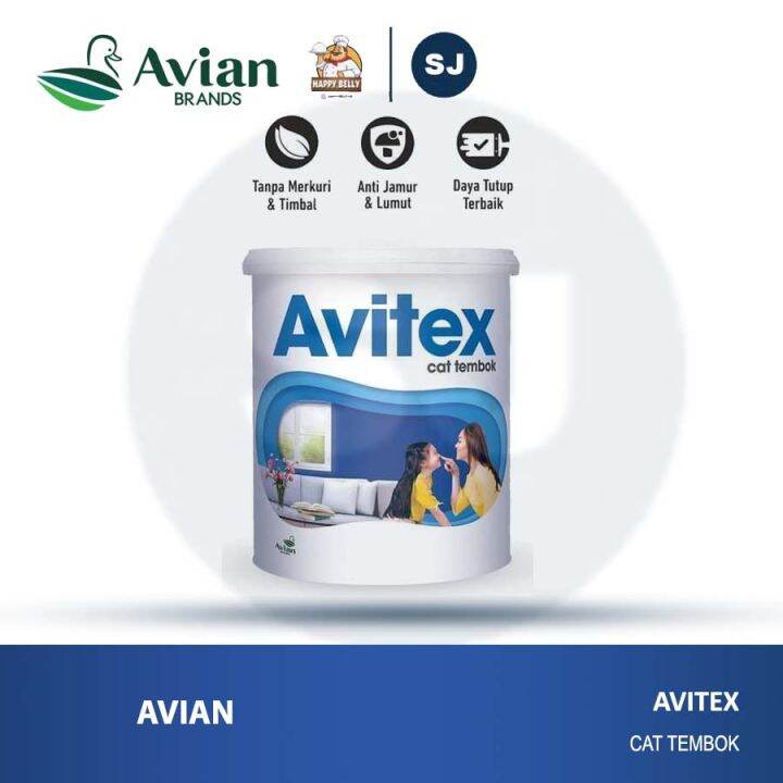 Avitex Cat Tembok 1Kg | Lazada Indonesia