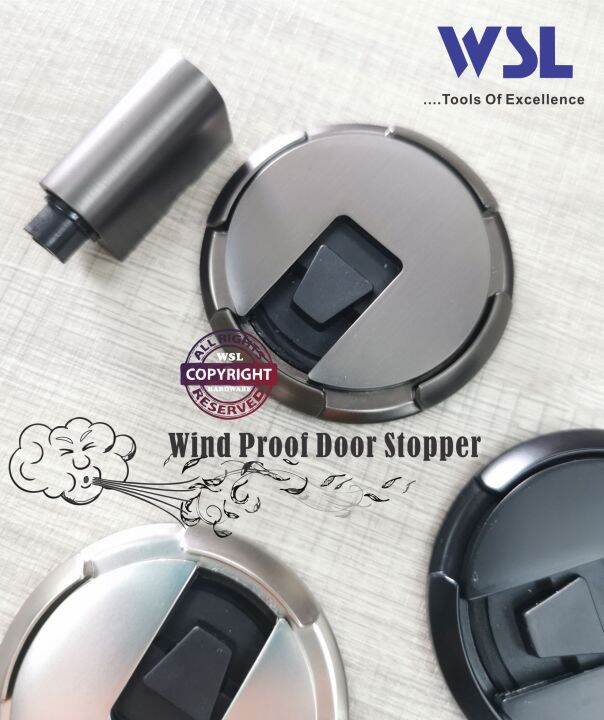 Wind Proof Door Stopper # Heavy Duty Windproof Door Stopper # Push ...