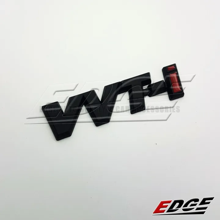 Emblem - VVT-i - 1.8x7.2cm // vvti toyota sport trd adhesive ready ...