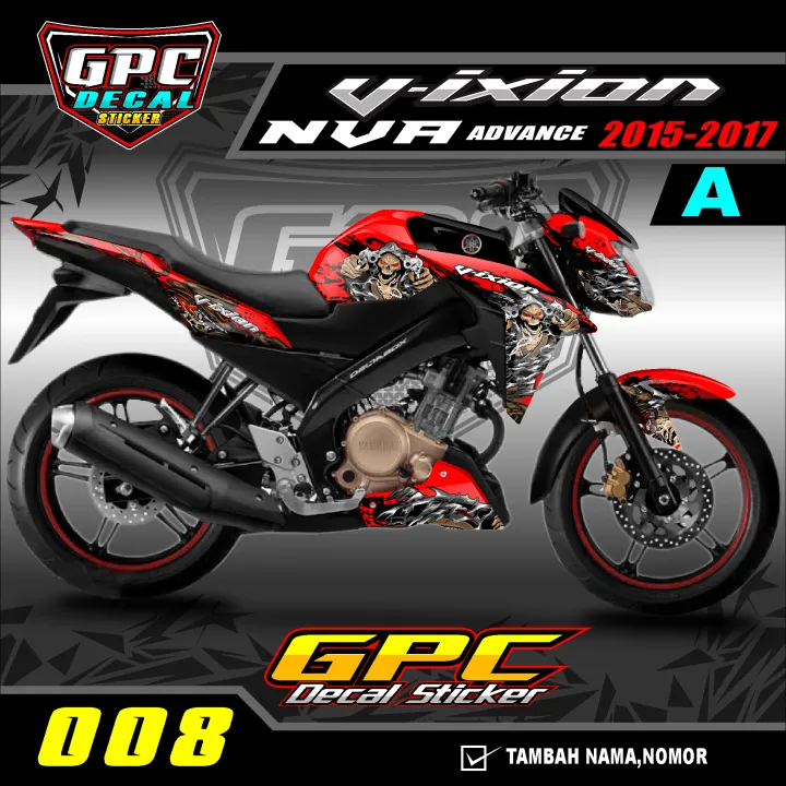 Decal Sticker Variasi Fullbody New Vixion NVA Advance 2015/2017 008 ...