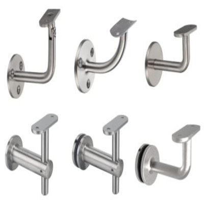 SUS304 L SHAPE GLASS BRACKET/HANDRAIL HOLDER | Lazada