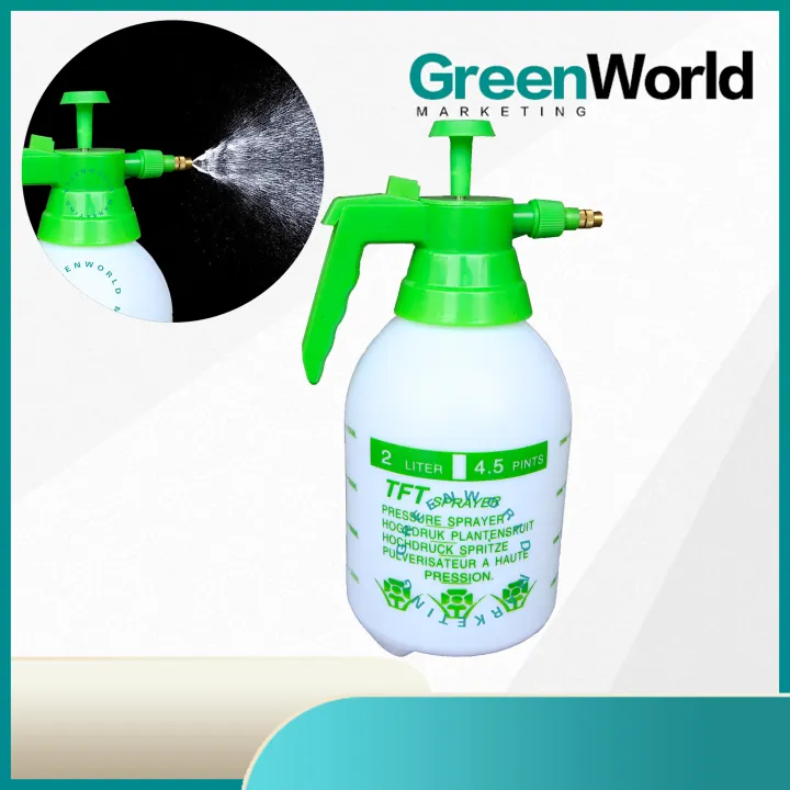 2 LITRE Pressure Sprayer Pump Hand Water Pump Multi Purpose Spray Pump ...