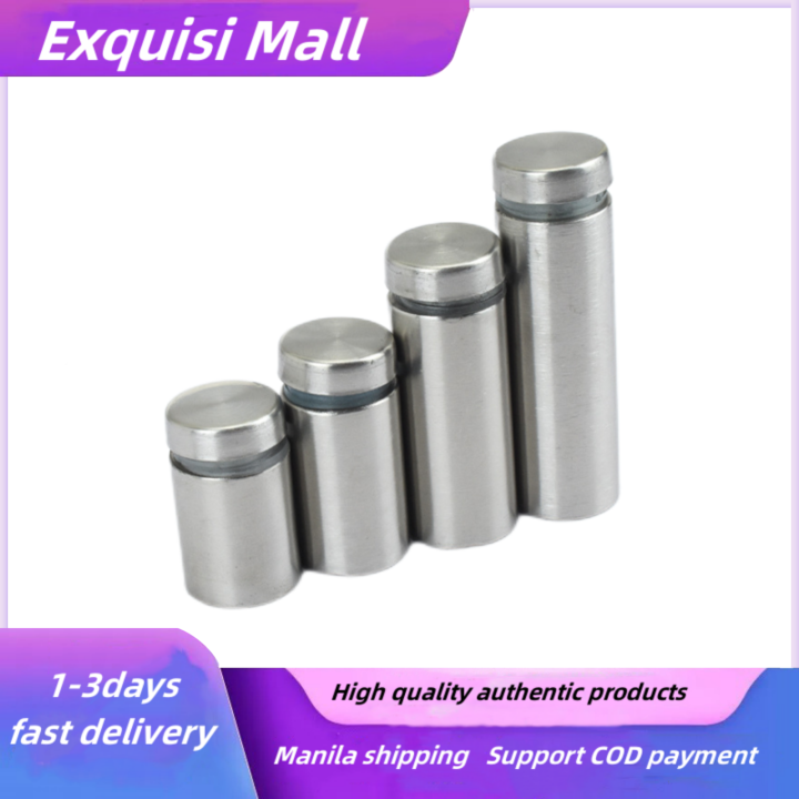 Stainless Steel 19mm Glass Standoff Screw Mounting Advertising Bolt ...