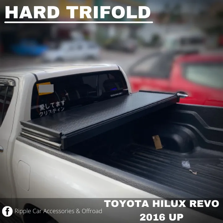 toyota hilux hard aluminum trifold bed cover | Lazada PH