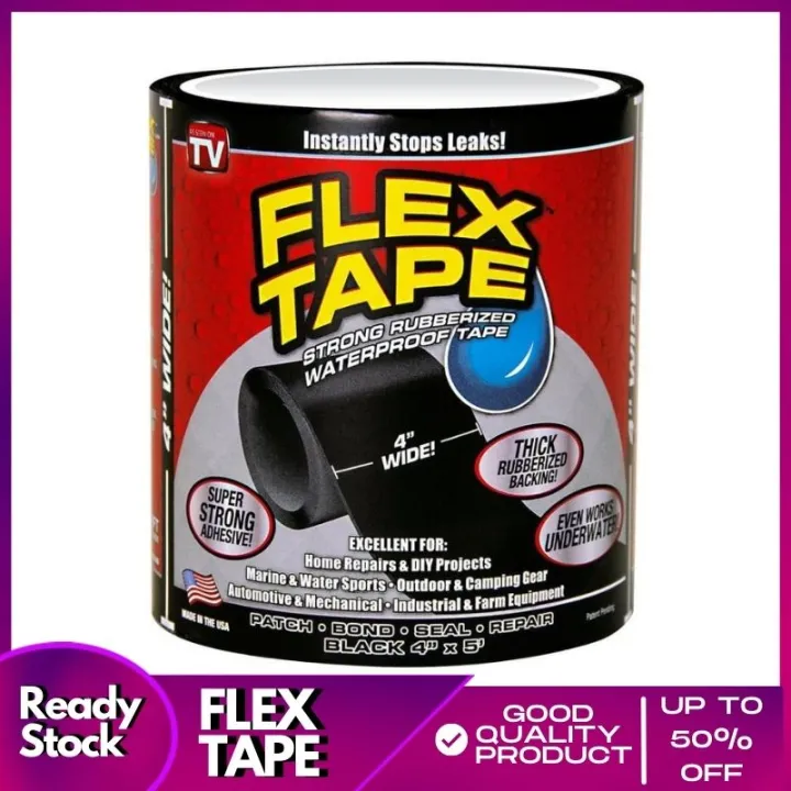 Flex Super Strong Rubberized Water Proof Tape Leak Repair Waterproof ...