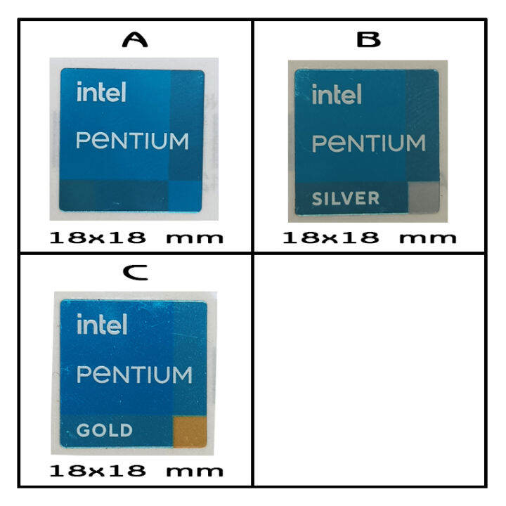Stiker Logo Intel Pentium Gen 11 Original | Lazada Indonesia