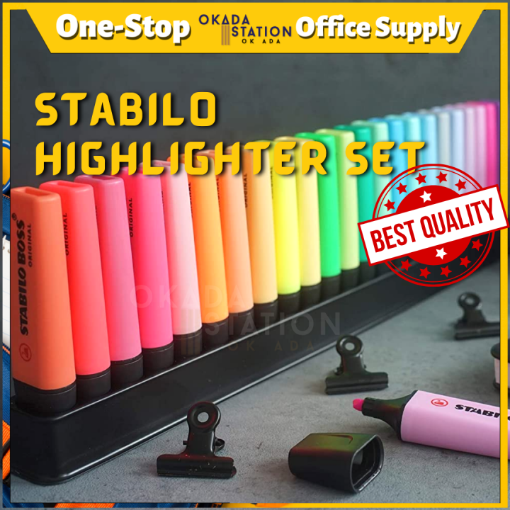 Stabilo Classic Highlighter Set / Textliner Set / Colourful Highlight ...