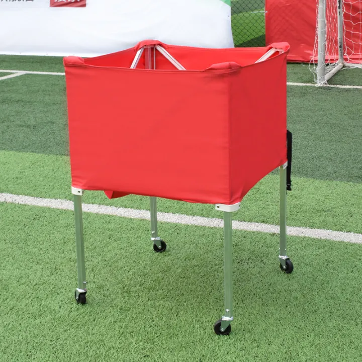Folding Portable Ball Cart Football Row Storage Car Mobile Ball Loader ...