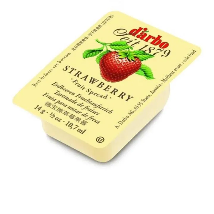 Darbo Jam Mini Strawberry Bluberry Apricot conserves 14g by piece ...