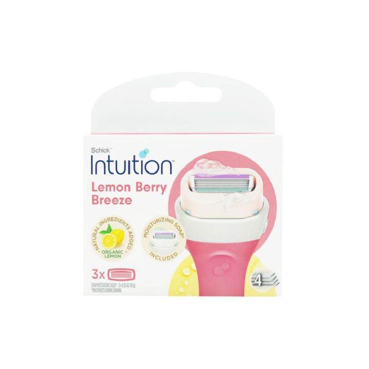 Schick Intuition Lemon Berry Breeze Refillชิค อินทูอิชั่น เลมอน เบอร์รี ...