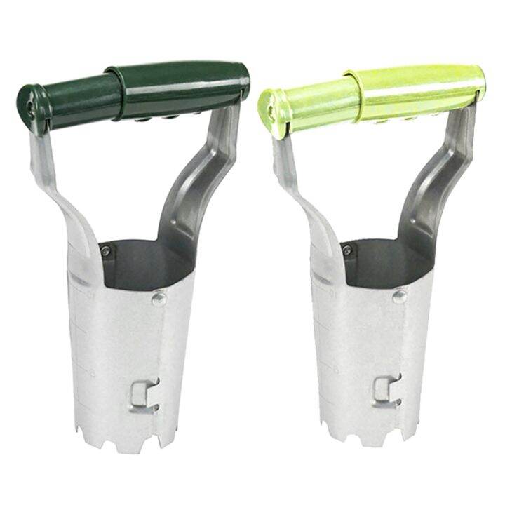 Automatic Transplanter Garden Hand Bulb Planter Tool with Depth Mark ...