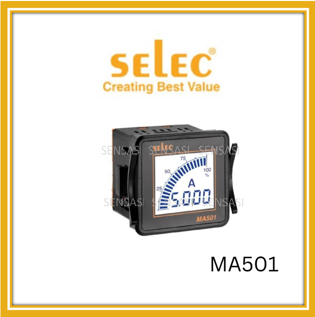 SELEC #MA501 DIGITAL AMMETER 240VAC 48X48MM | Lazada