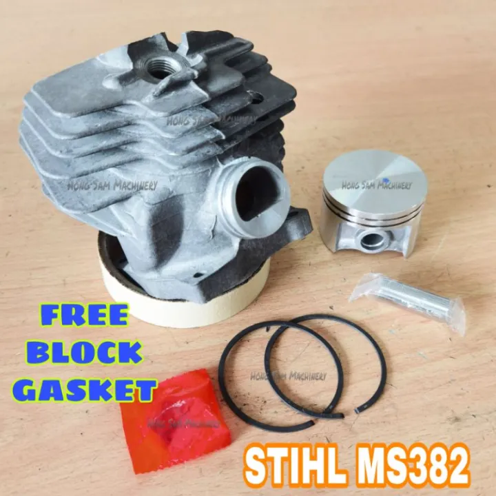 STIHL MS382 Chainsaw Cylinder Block Piston Kit Set[HSMACHINERY] | Lazada