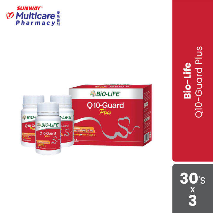Biolife Q10-Guard Plus 30's x 3 | Lazada