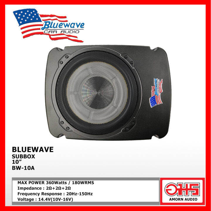 BLUEWAVE รุ่น BW-10A / 10" / 360Watts / 180Watt RMS / SUBBOX ซับบ็อก AMORNAUDIO / อมรออดิโอ ...
