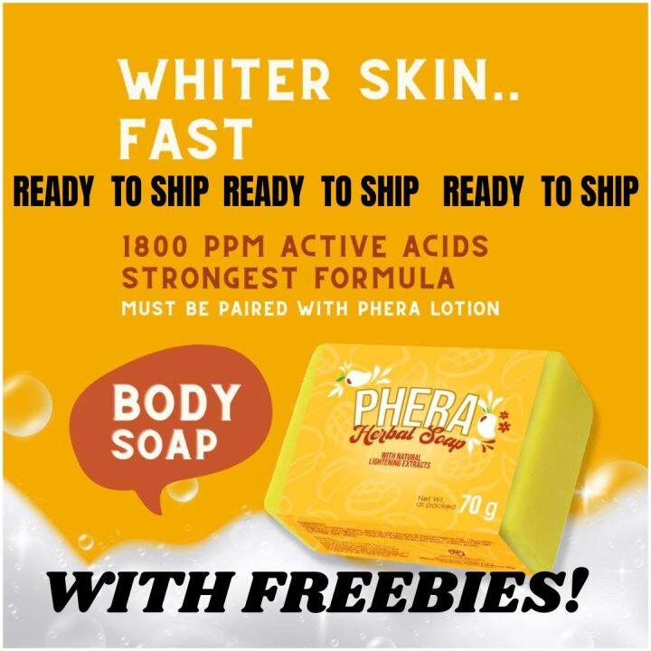 PHERA HERBAL SOAP MIXTRUE BEAUTY 1 PIECE WITH FREEBIES! | Lazada PH