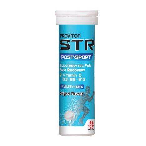 Proviton STR Post Sport Effervescent with Electrolytes Vitamins and ...
