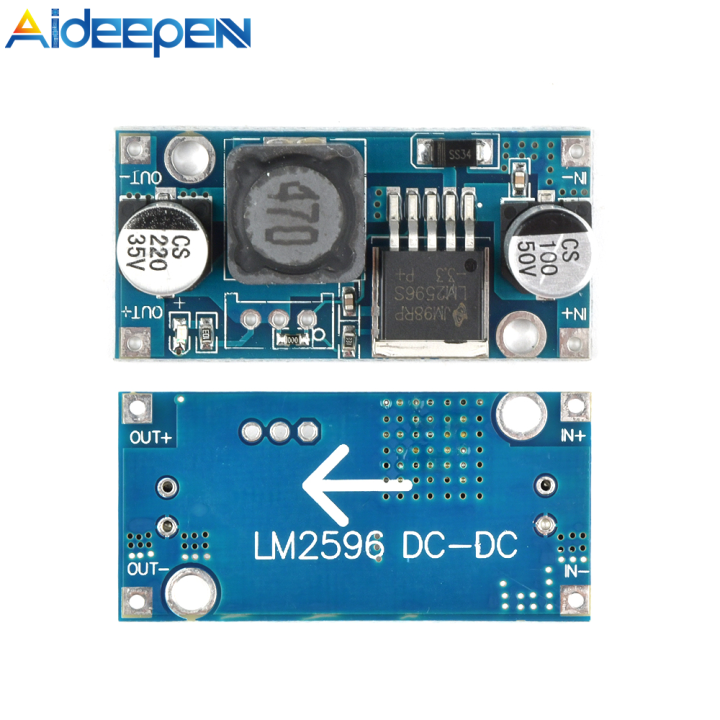 Aideepen LM2596S DC-DC Step-down Power Module Regulator Board Buck Converter High Efficiency ...